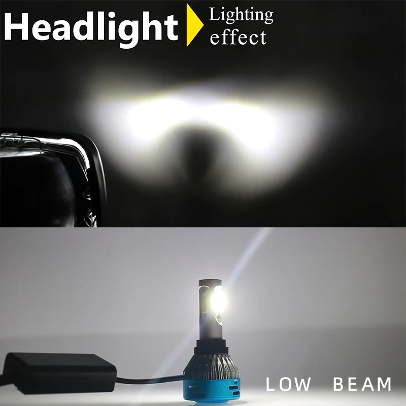 MOTOLED Motorcycles Lighting 50W 5000LM LED Motorcycle Headlight Super ...