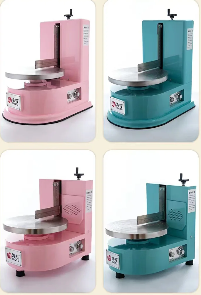 Commercial Automatic Cake Plastering Cream Coating Machine