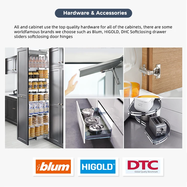 Modern Acrylic Kitchen Design Unit Cabinet Door Modular Lacquer Kitchen ...