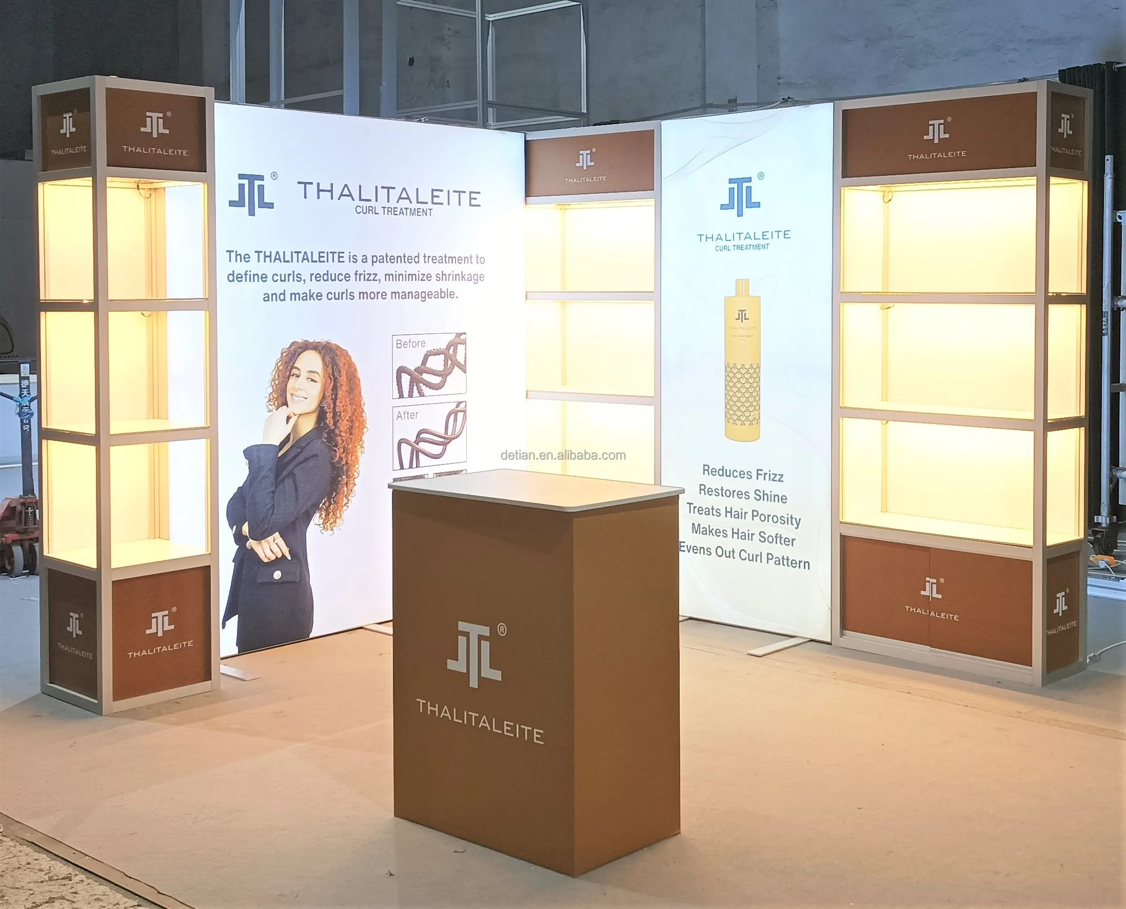 10-10 Custom Printed Portable Display Rack for Trade Shows