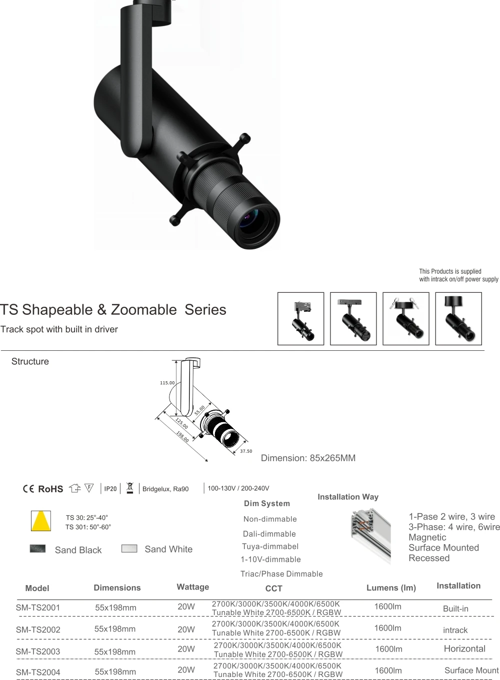 Smart Museum LED Track Lights - Efficient & Versatile