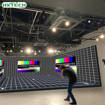 Indoor Filming Wall 3d Immersive Screen Led Video Wall 7680hz P3.91 ...