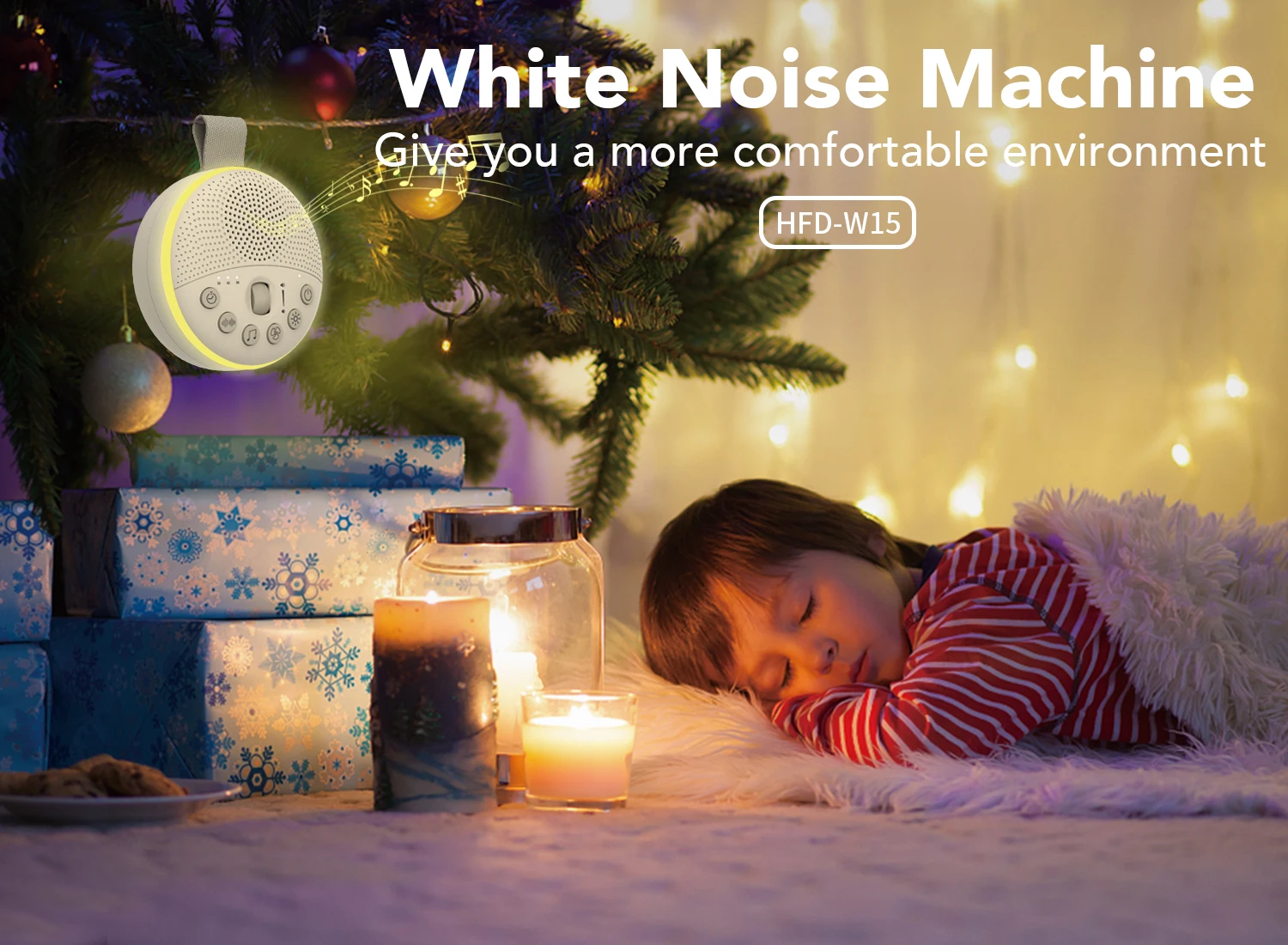 Hifid Baby Sleep Soother - 20 Soothing Sounds & Lullaby Lamp