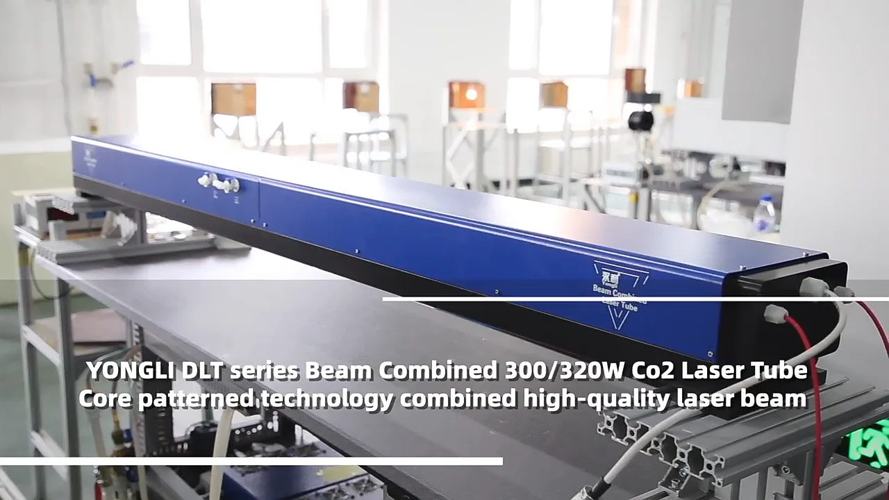 Yong Li Combined Beam Laser Tube 300w 320w Beam Combination Co2 Laser ...