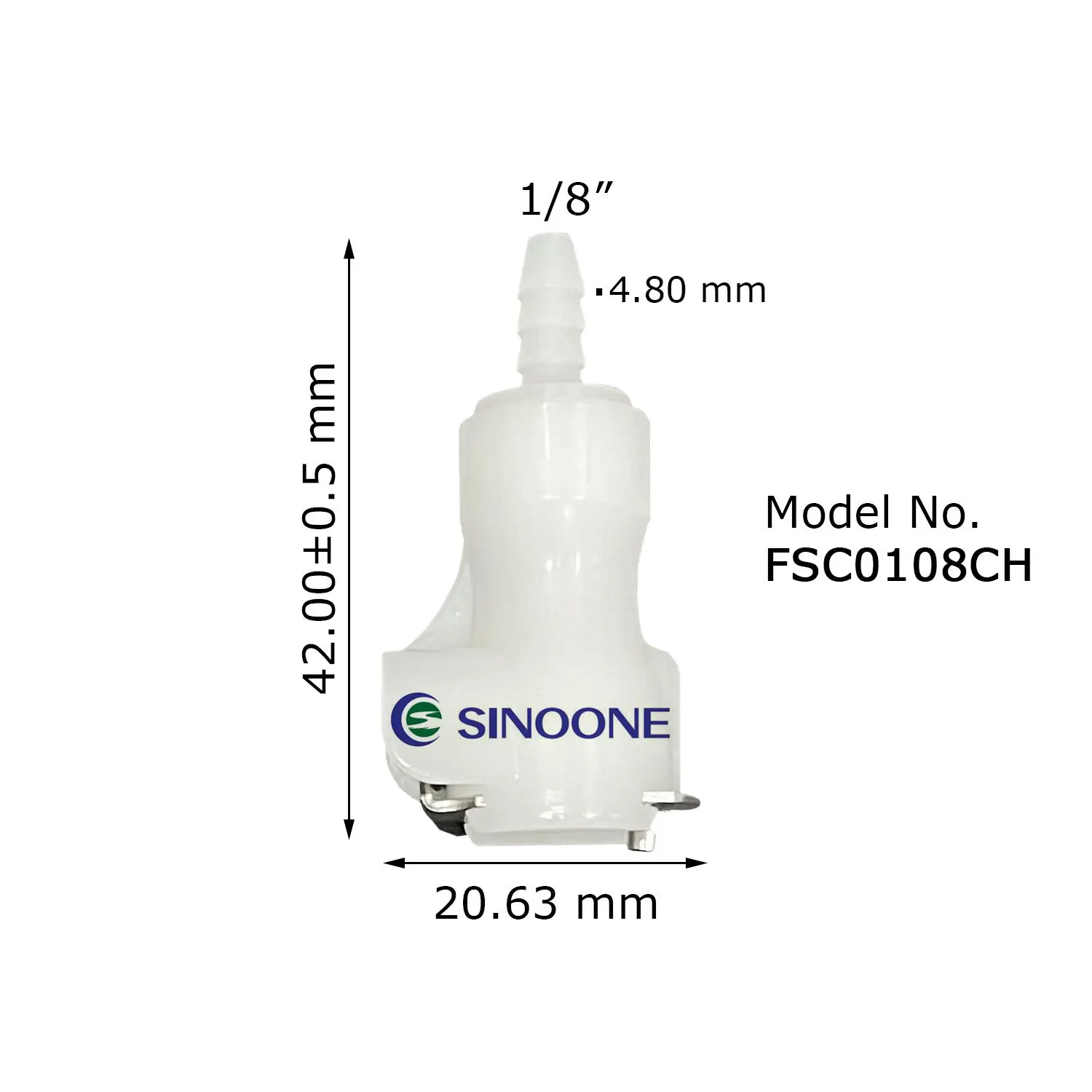 SINOONE Quick Connector Coupling 1/8in 3/16in 1/4in Home Medical ...