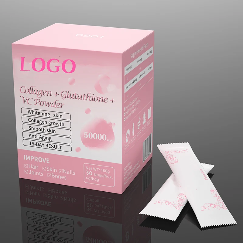Duozi Private Logo Collagen Powder Oral Liquid & L-Glutathione Skin ...