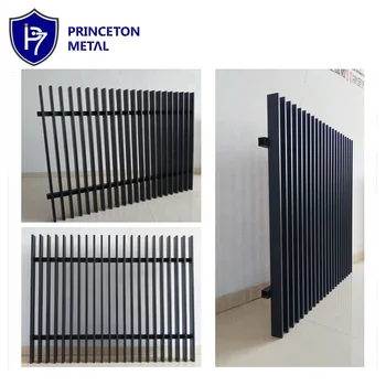 Factory Supply Aluminum Diy Radiator Fence Vertical Blade Semi Privacy ...