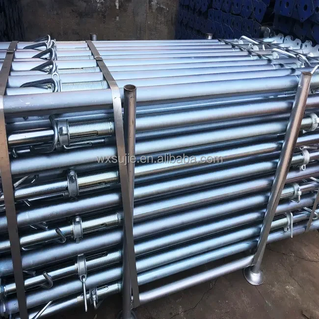Adjustable Steel Scaffolding Shoring Heavy Duty Galvanized Prop ...