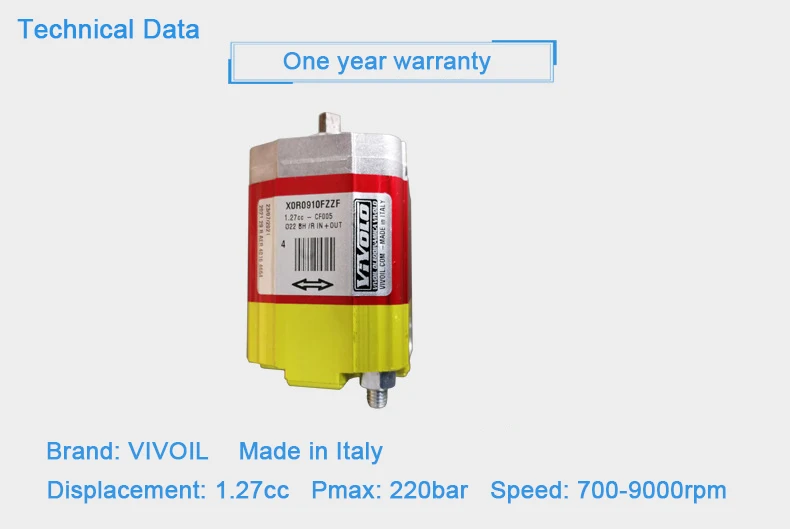 Vivolo Mini Small Displacement Gear Pump X0r0110bzze X0r0911bzzm - Buy ...