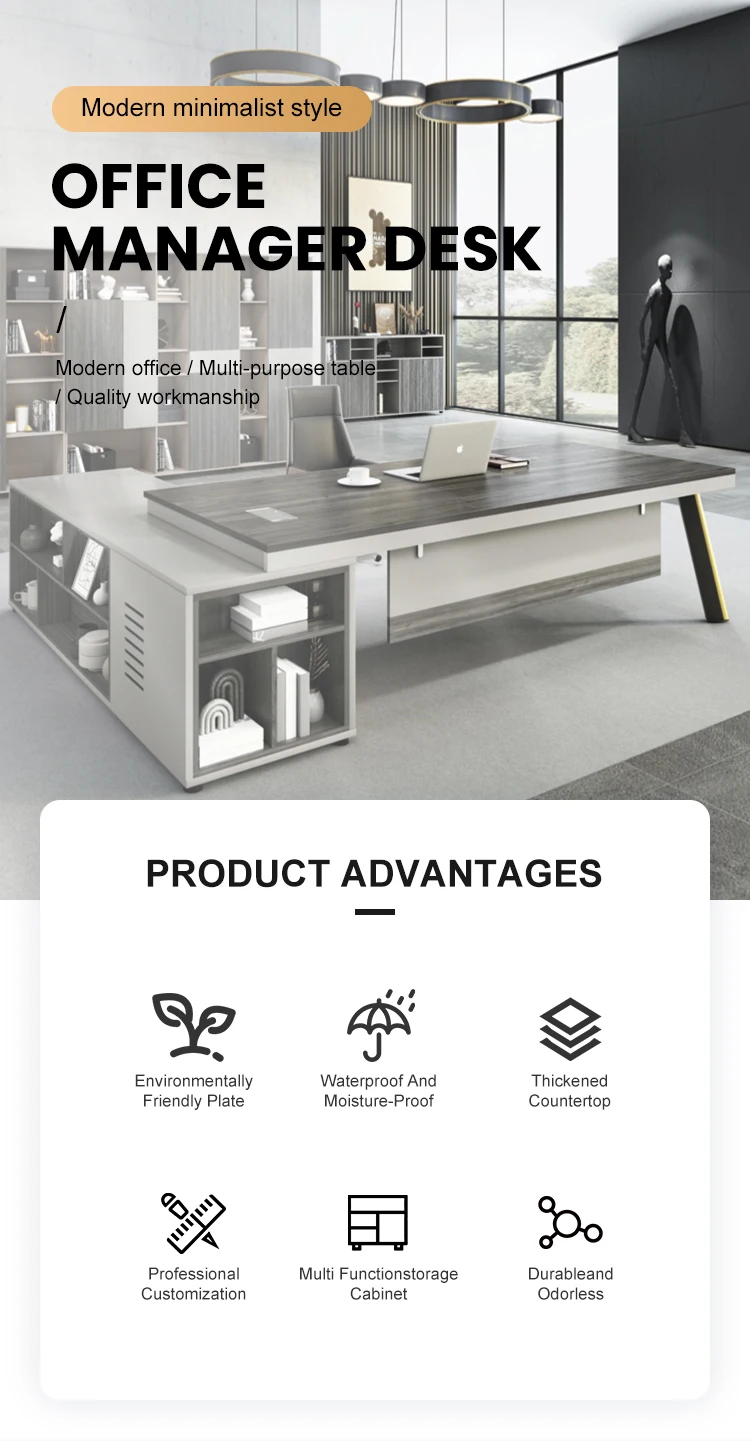 Factory Wholesale Modern White Office Furniture Desk Office Partition ...