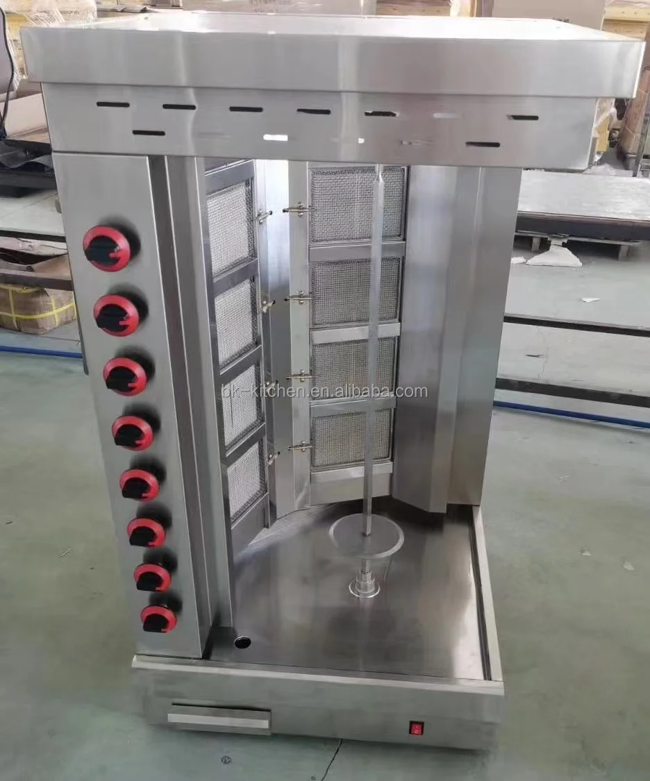 LPG Gas Doner Kebab Machine Commercial Shawarma Kebab Doner Machine ...