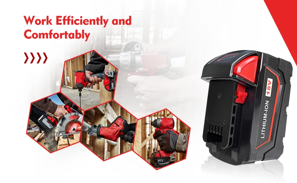 Milwaukee M18 Bms Lithium Ion Battery Case For 21700 Cells, Oem