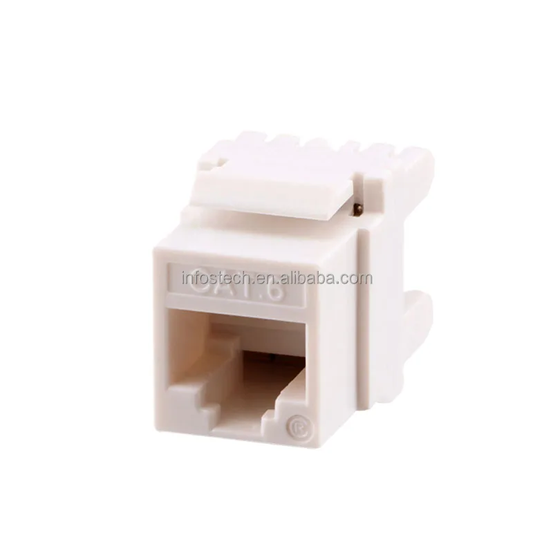 Renbao Cat5e Cat6a Cat6 RJ45 Network Module 90 Degree UTP Keystone Jack ...