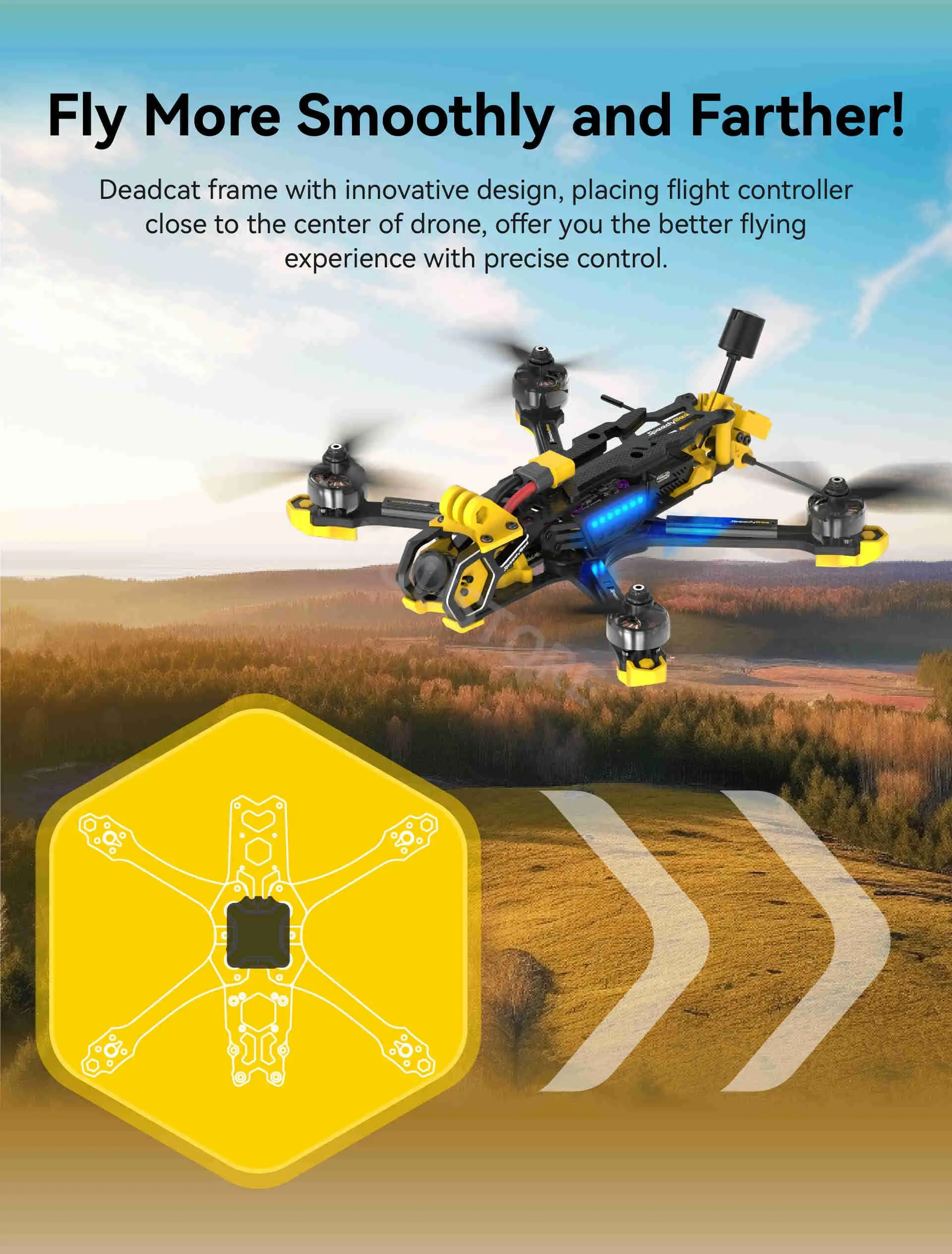 Speedybee Master 5 V2 - FPV Racing Drone with Speedybee F405 V3 Stack
