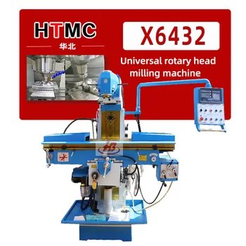 Vertical And Horizontal Milling Machine X6432 Universal Rotary Head ...