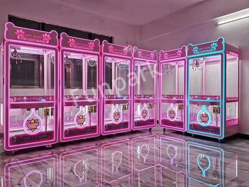 Funpark Coin Operated Mini Claw Crane Machine Arcade Game