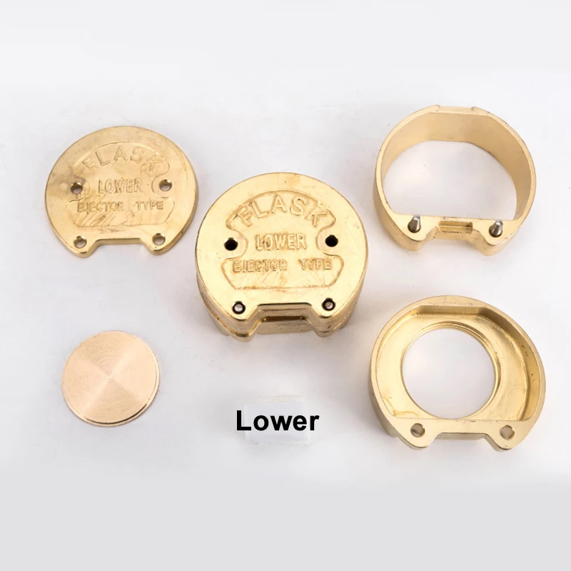 Ejector Type Brass Upper Lower Dental Denture Flasks - Buy Ejector Type ...