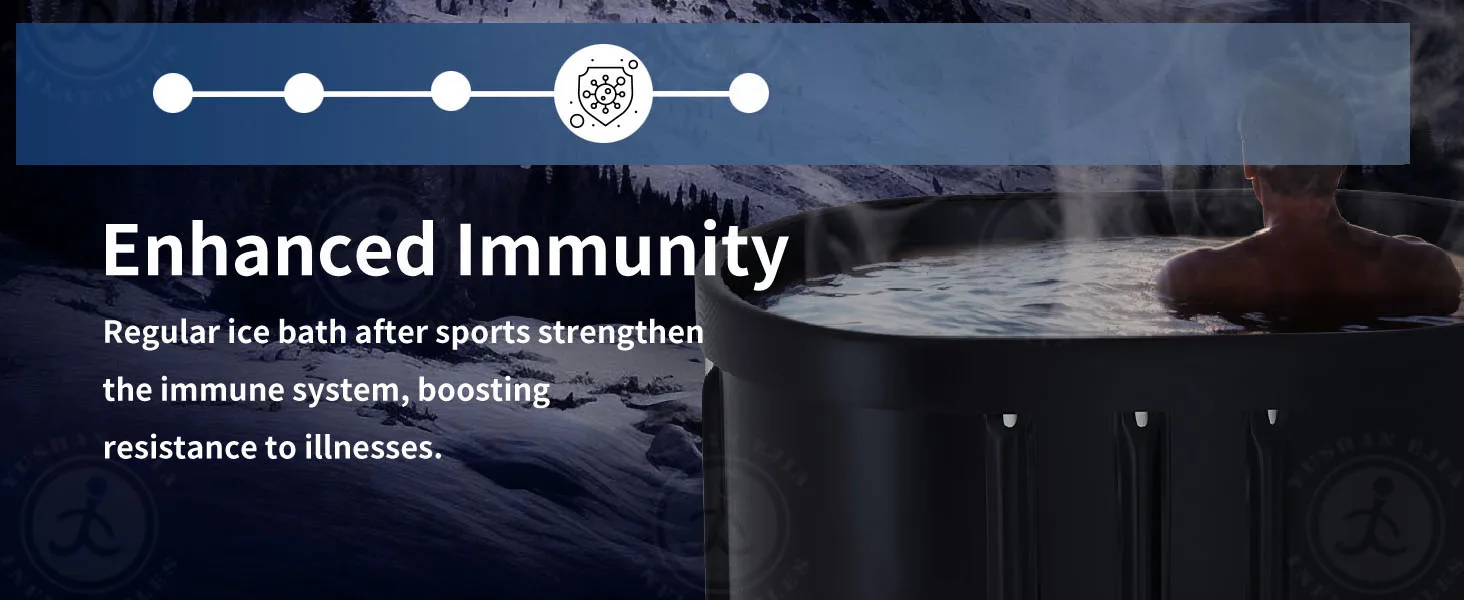 Ice Bath Portable Product Recovery Pod Cold Water Therapy Spa Tubs ...
