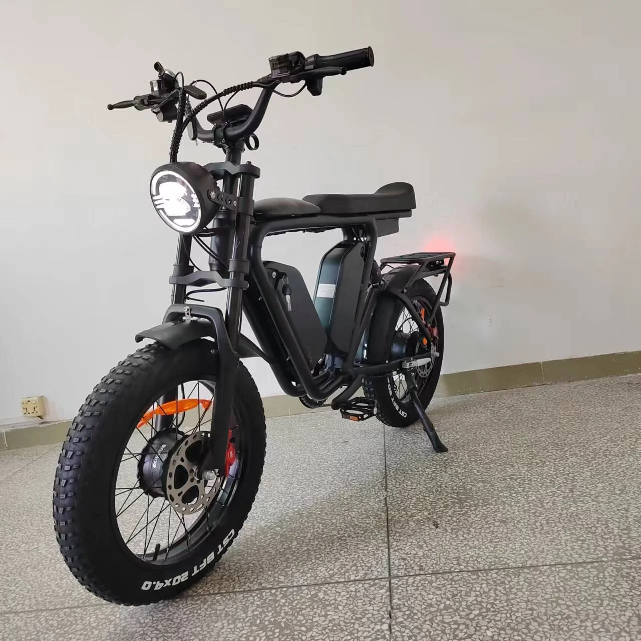 Electric Bike Dual Motor Dual Battery 2000watt 44ah48v Oil Brake Full ...