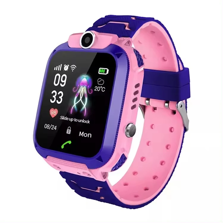 Q12 Kids Smart Watch With Sim Card Ip67 Waterproof Sos Camera ...