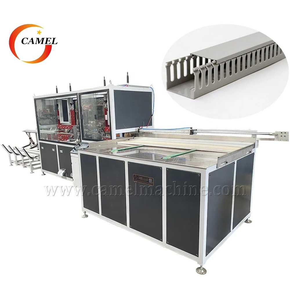 Automatic Pvc Cable Duct Punching Machine/ Offline PVC Wiring Channel ...