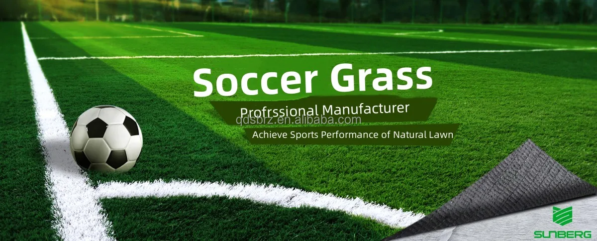 Sunberg S Shape High Dtex Synthetic Grass Turf Soccer Field Turf ...