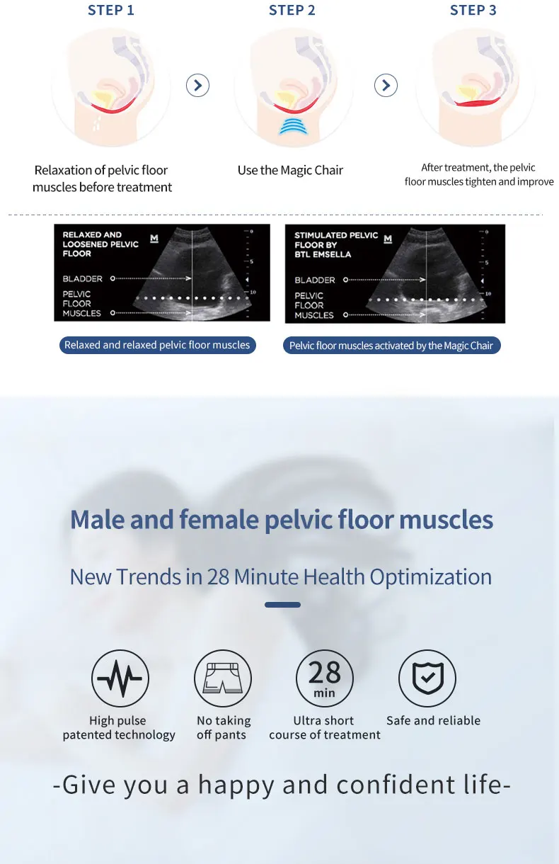 Pulse Electromagnetic Wave Pelvic Floor Muscle Training Device ...