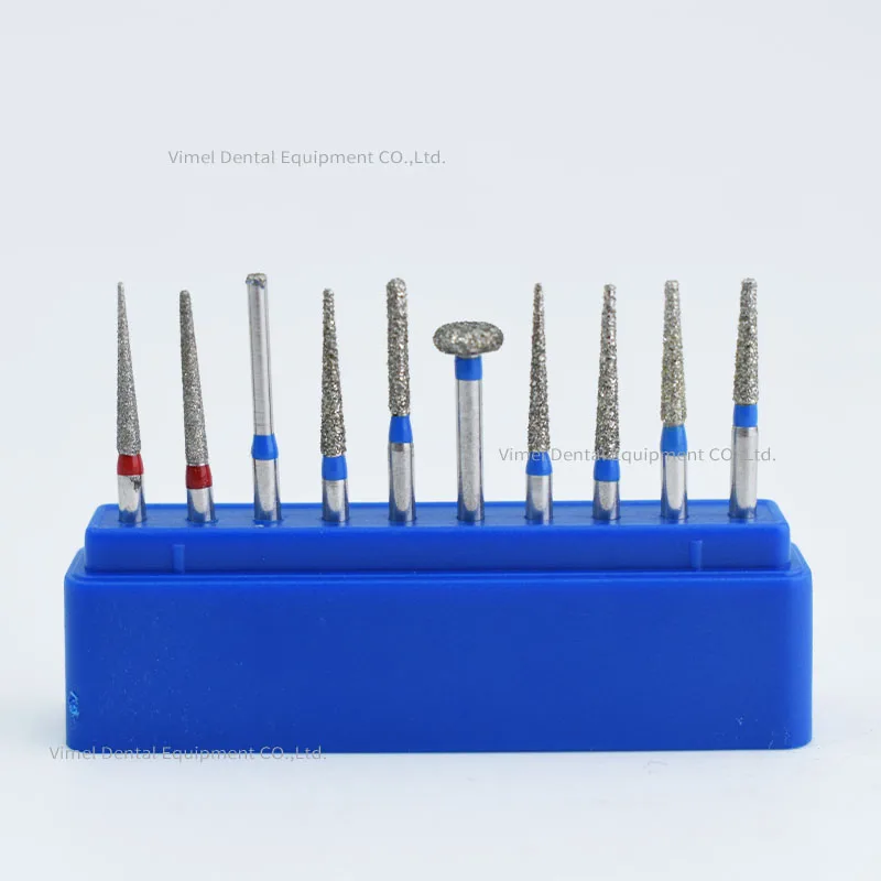 Dental Material High Speed Diamond Burs Set Dentistry Tools