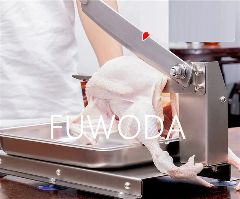 Hot Sale Guillotine Chop Chicken Fish Bone Cutting Machine Small ...