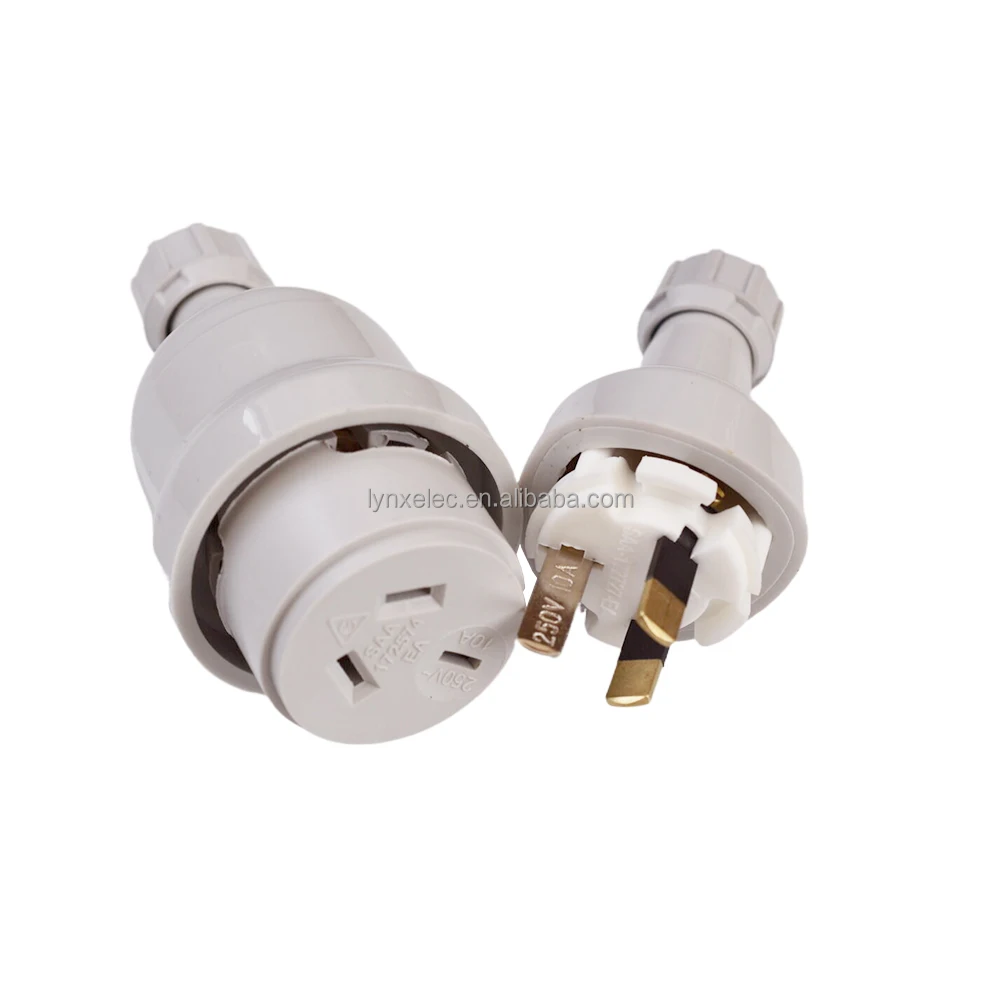 Australia AS/NZS Clipsal Type SAA Certified 3 Pin Side Entry Electrical ...