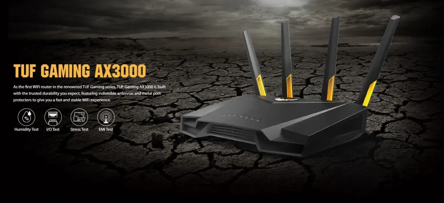 Asus Tuf Gaming Ax3000v2 Dual Band Wifi 6 Gaming Router With Dedicated ...