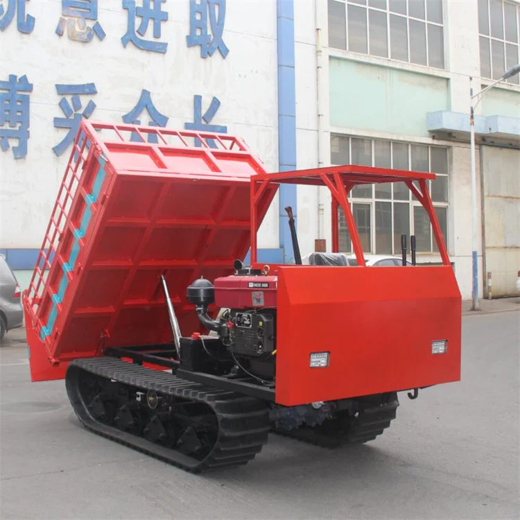 3 Tons Mini Crawler Dumper - Efficient Rubber Track Truck