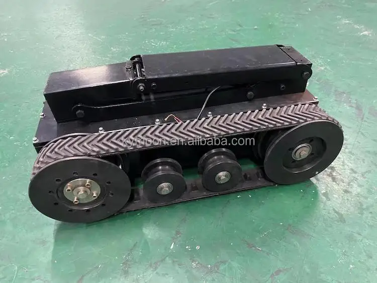 Customized Waterproofing Rubber Tracked Chassis Platform Rc Tracked ...