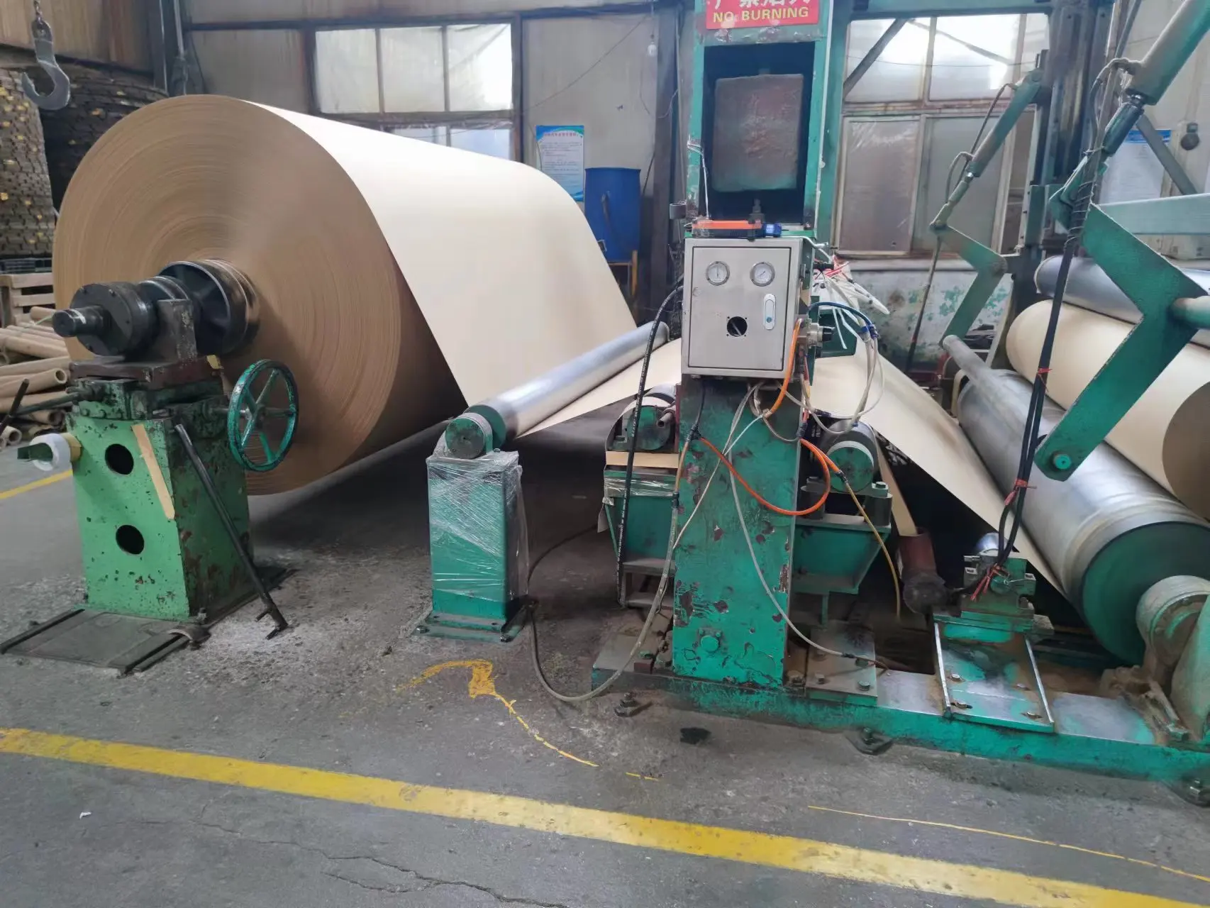 Evaporative Cooling Pad Kraft Paper Roll : 95GSM/105GSM Virgin Wood ...
