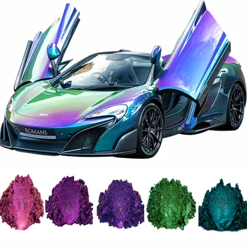 Pigment De Coloration Caméléon Pour Voiture,20 Ml,Poudre De Chrome ...