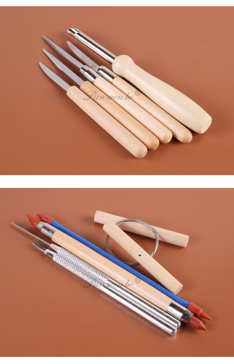 42pcs Ceramic Clay Carving Tools Set Polymer Sculpting Modeling Clay ...
