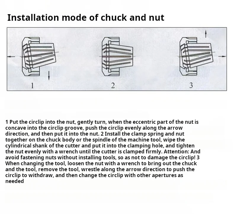 Cnc Nut Clamping Er Nut Dynamic Balance Nut Er20er25er32 Engraving ...