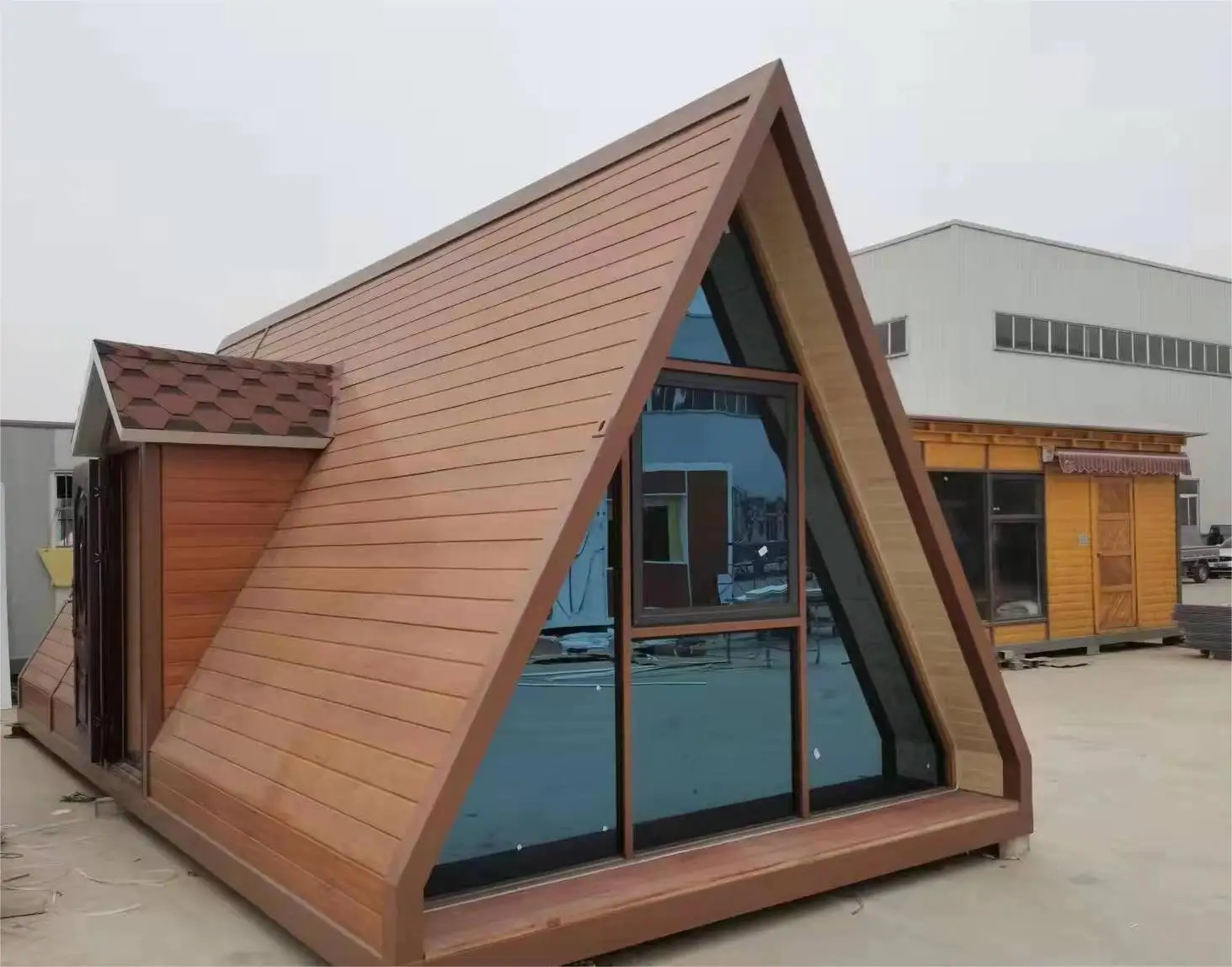 Steel Structure Integrated Room Guest House Container View Room Wooden ...