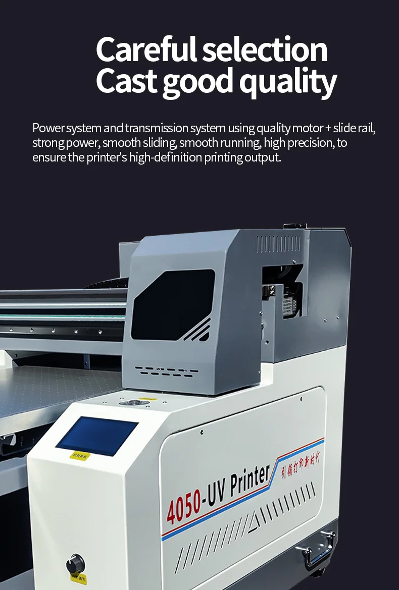 Uv 4050 Digital Flatbed Uv Printer - Multifunctional A2 Printer