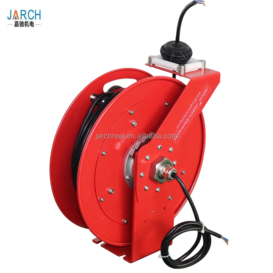 Jarch Retractable Bare Reel For Ethernet Cable Reels Power Cord Steel ...