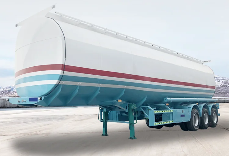 Diesel Oil Tanker Trailer Oil Tanker Trailers Carbon Steel 3 Axle45000L ...
