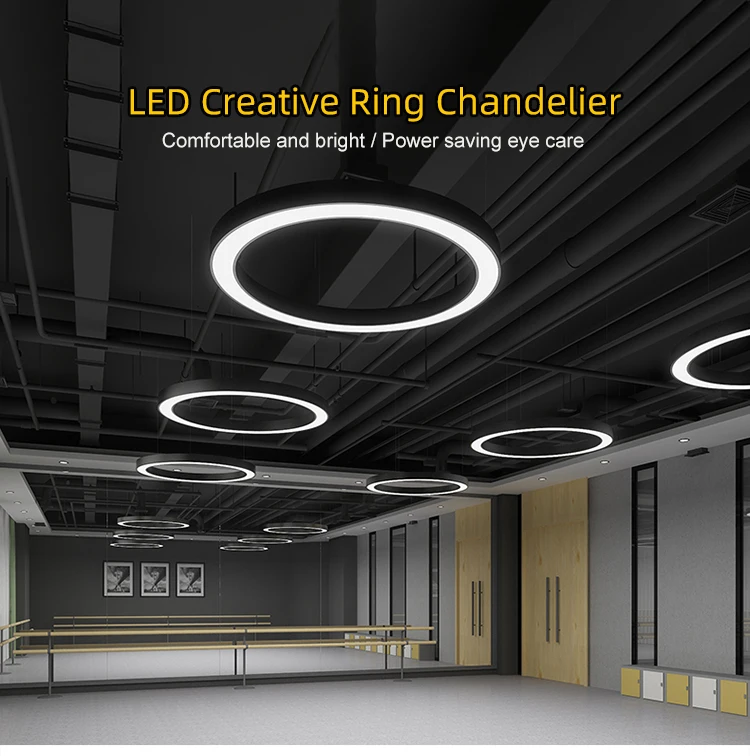 Modern LED Chandelier - Designer Lights Suspended Curve