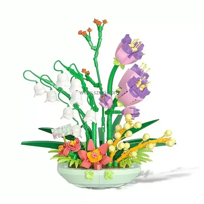 2115 Eternal Life Fragrant Spring Potted Flower Bouquet Tide Play Girl ...