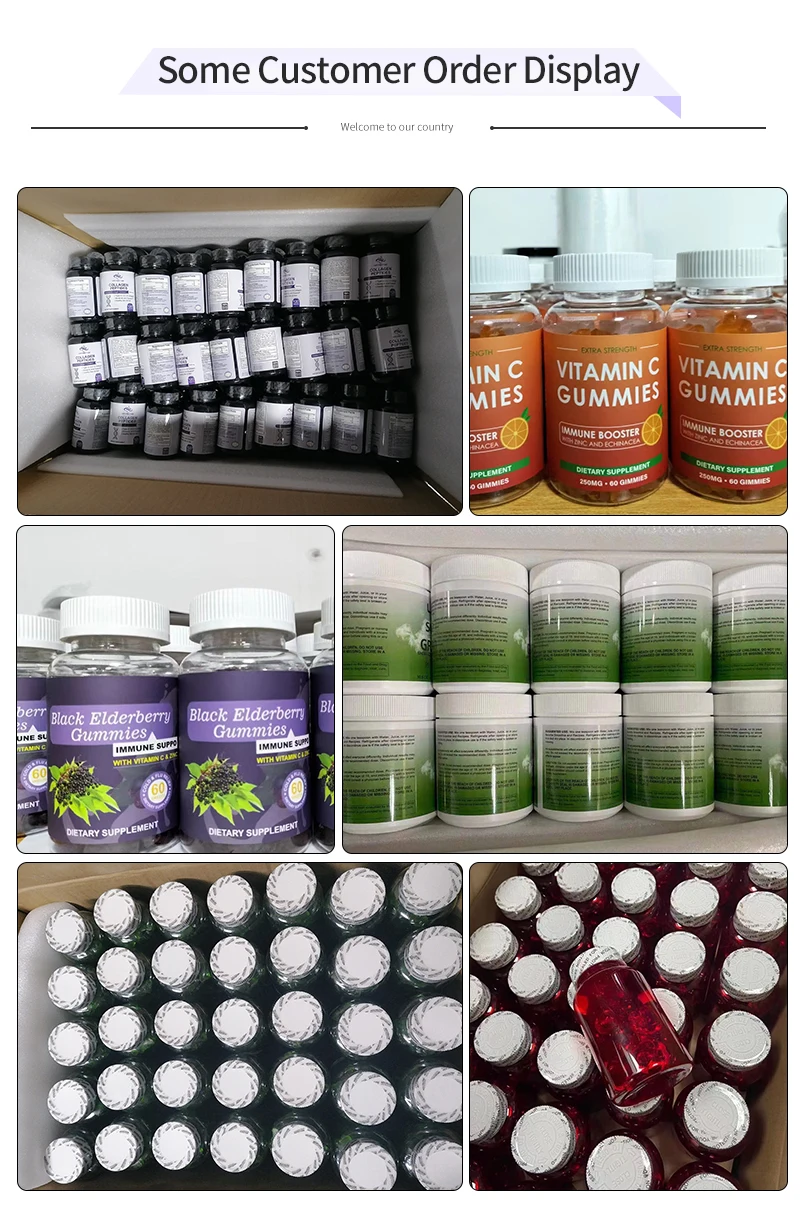 Customize Logo Butt/hip Enlargement Gummies Sugar Free Booster Bum Enhancing Supplement ...