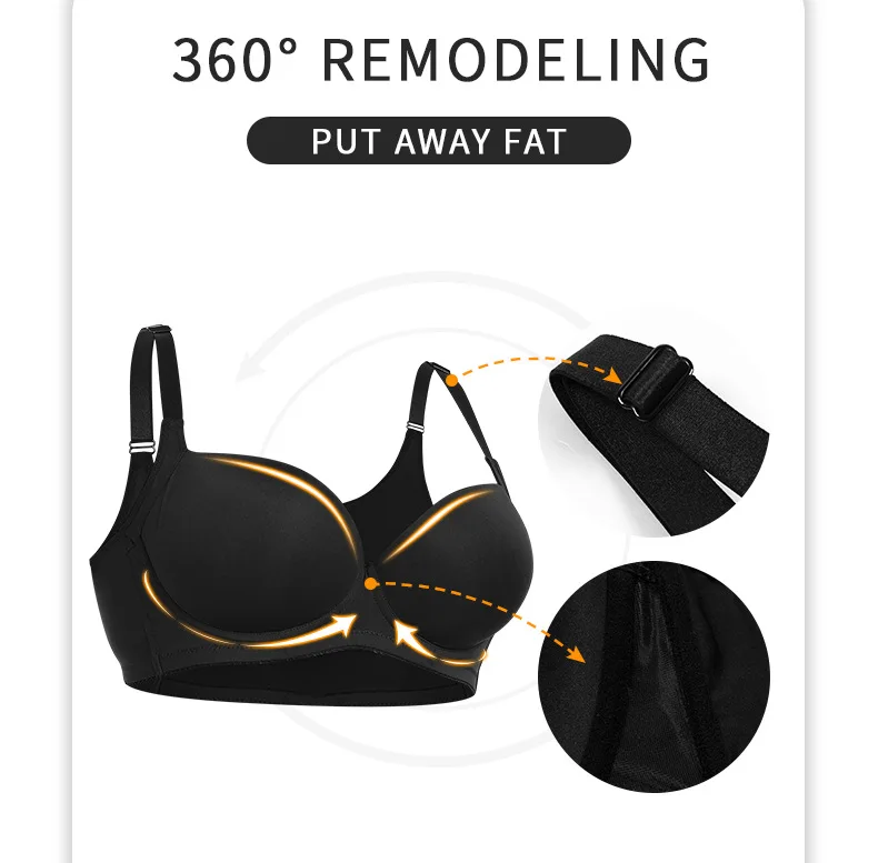 High Quality Oversize Push-up Bra for Women Large Sizes