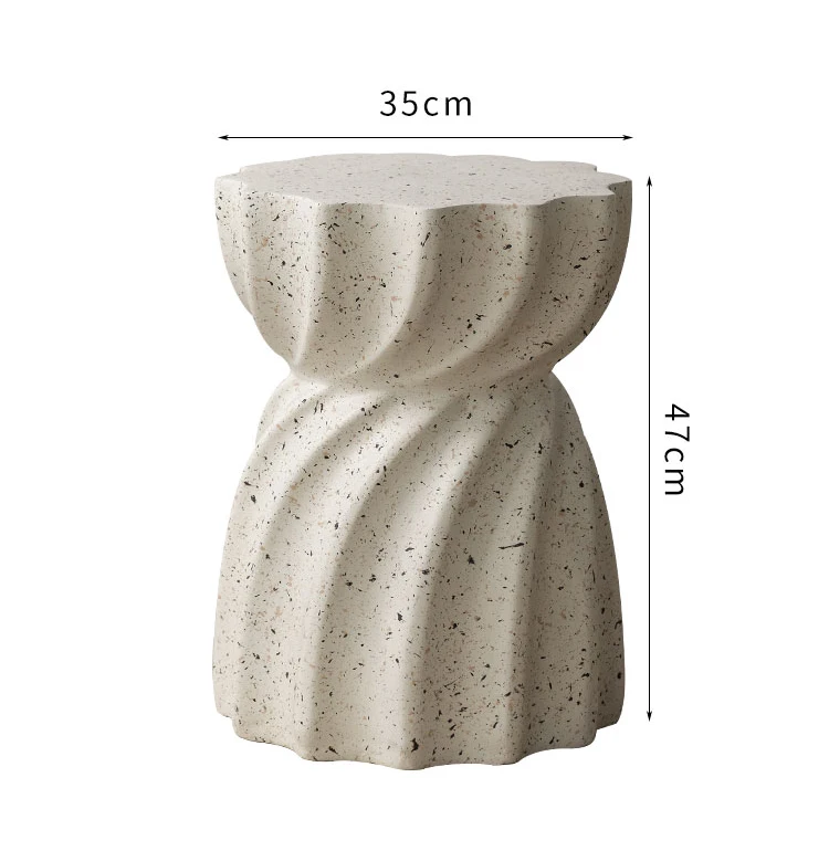 Modern Creative White Corner Table for Living Room & Bedroom