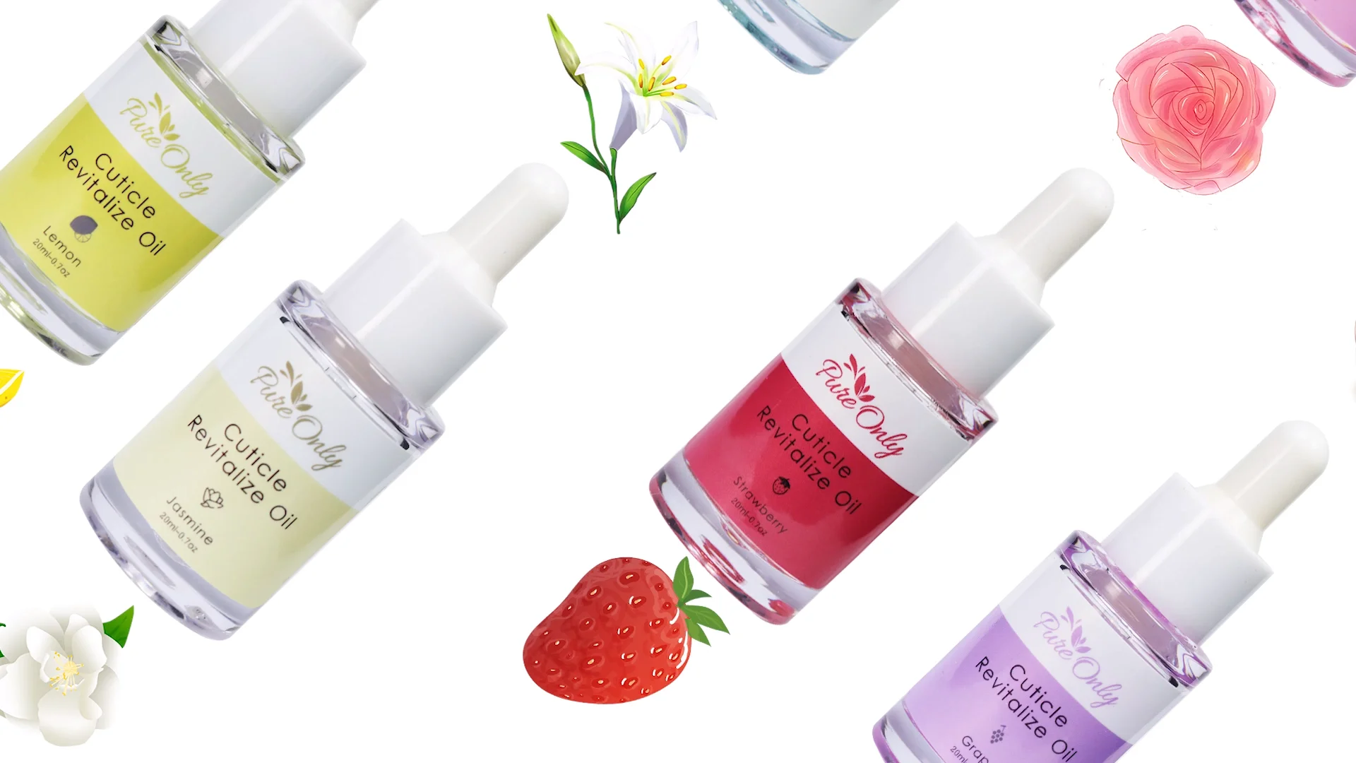 Best Selling Products Mini Cuticle Oil 20 Ml Private Label Toxic Free ...