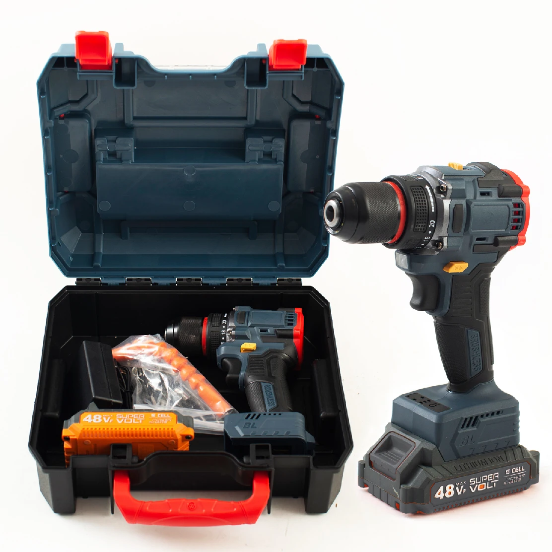 20 Volt Wireless Screwdriver Drill Lithium Driver Power Batteries ...