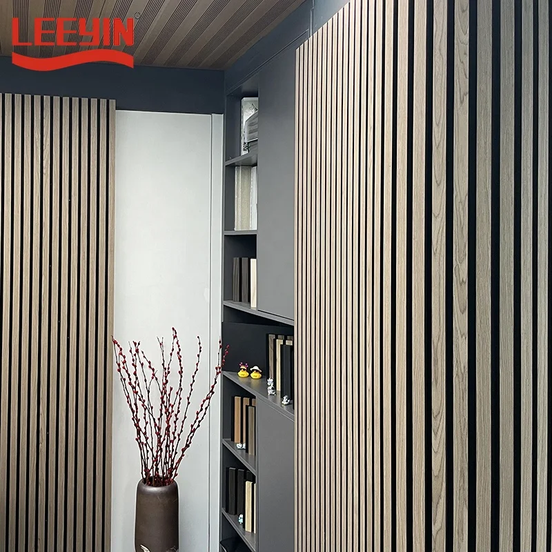 Rustic Ash Wall Panels Akoestische Panelen Wooden Acoustic Slat Panel ...