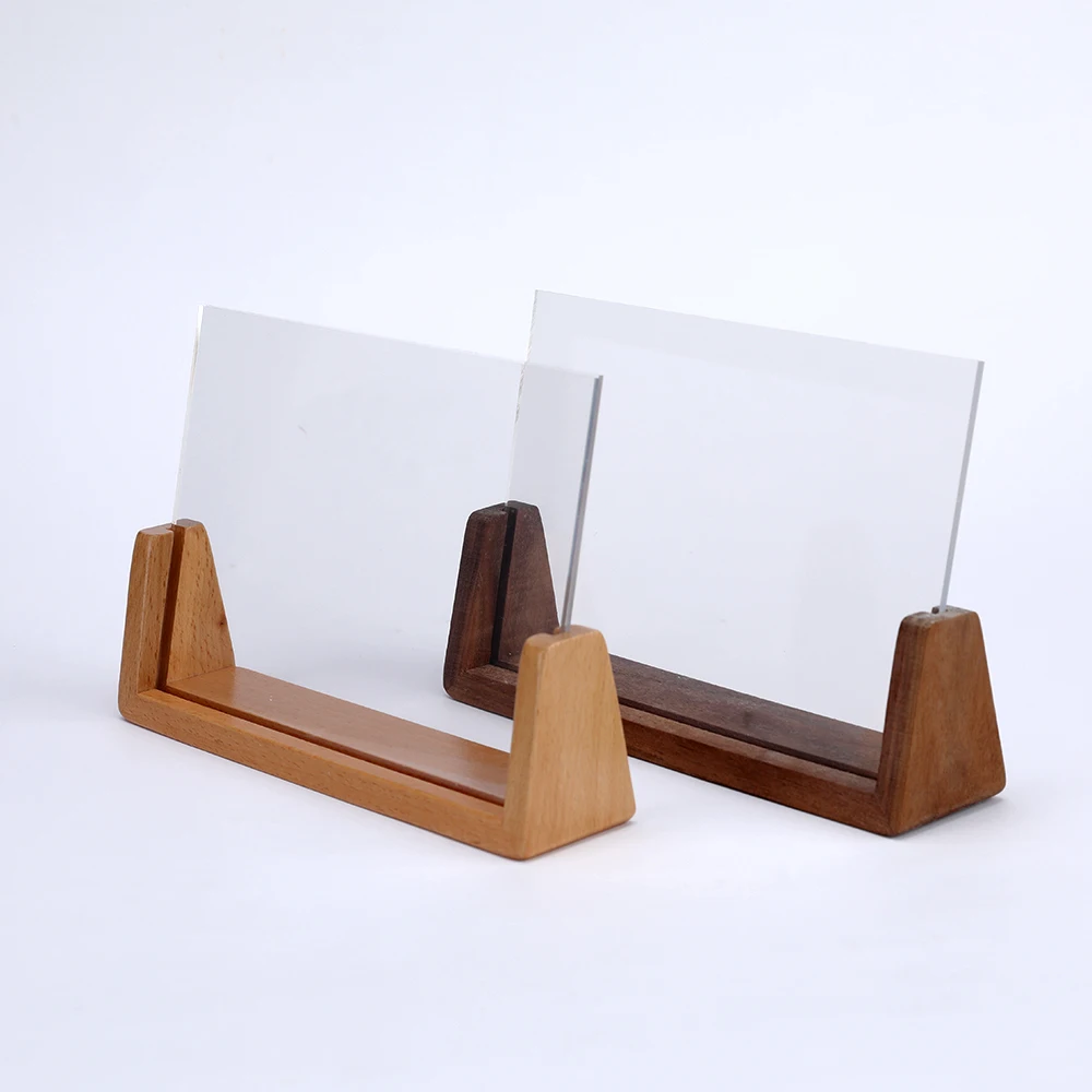 Wooden Acrylic Photo Frames - Stylish & Versatile Display